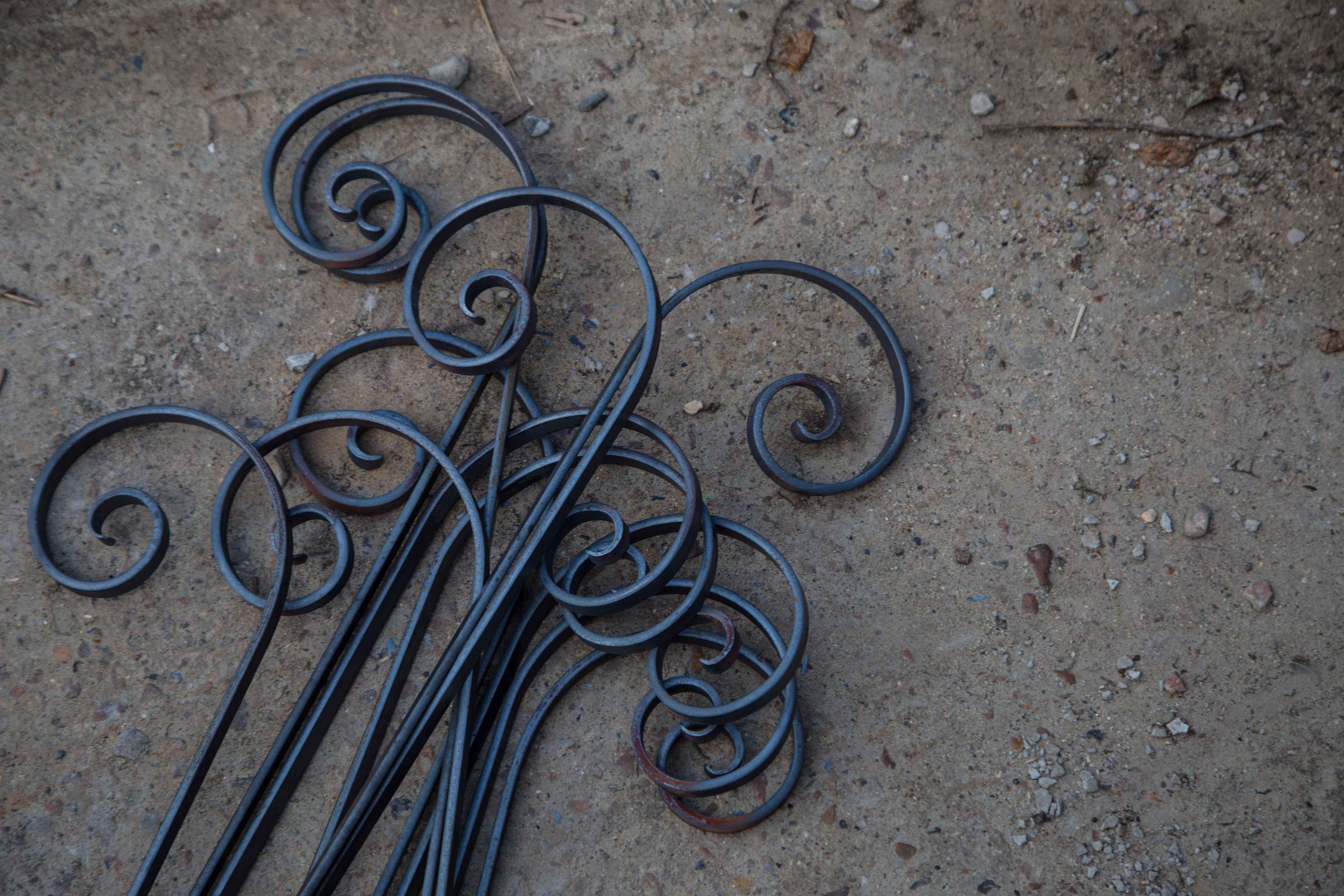 Scrolls forged for ornate security grills | taylorbrooks.uk